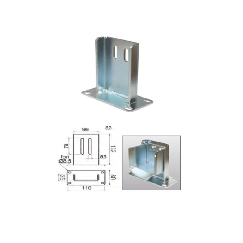 End Staple Support for Light & Medium Cantilever Gates - Talitech